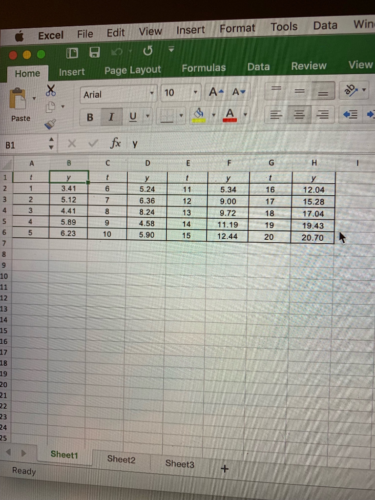 Solved The accompanying data file contains 20 observations | Chegg.com