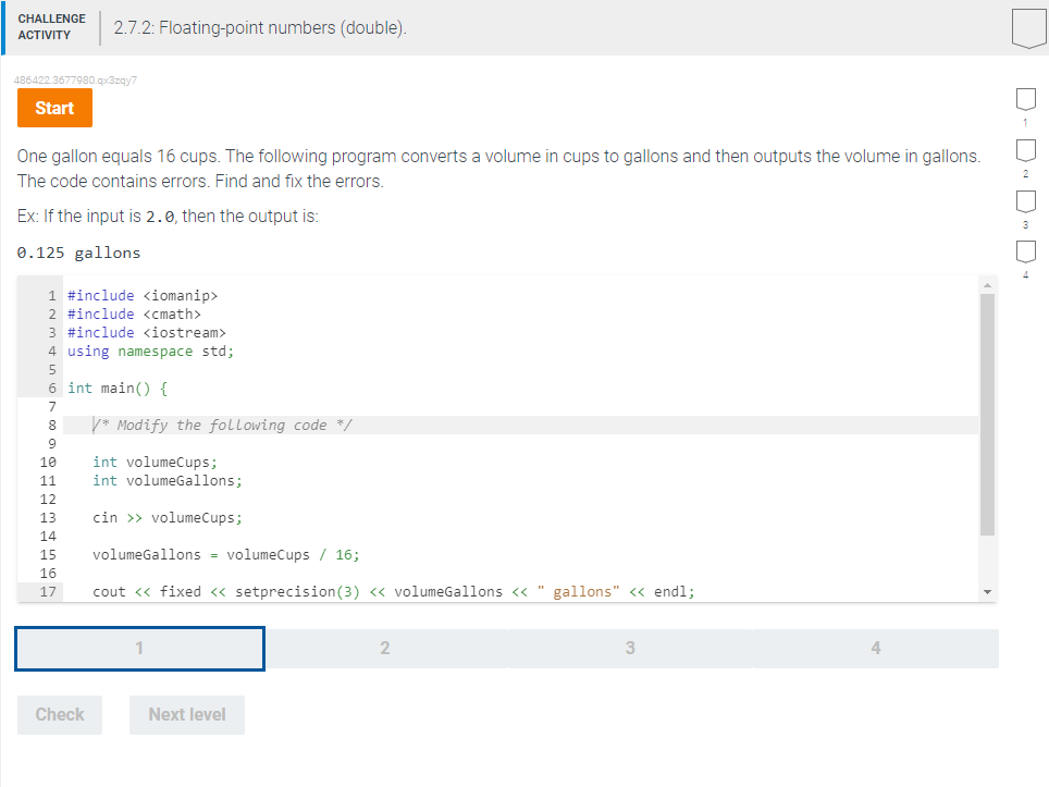 Solved 2.7.2 | Chegg.com