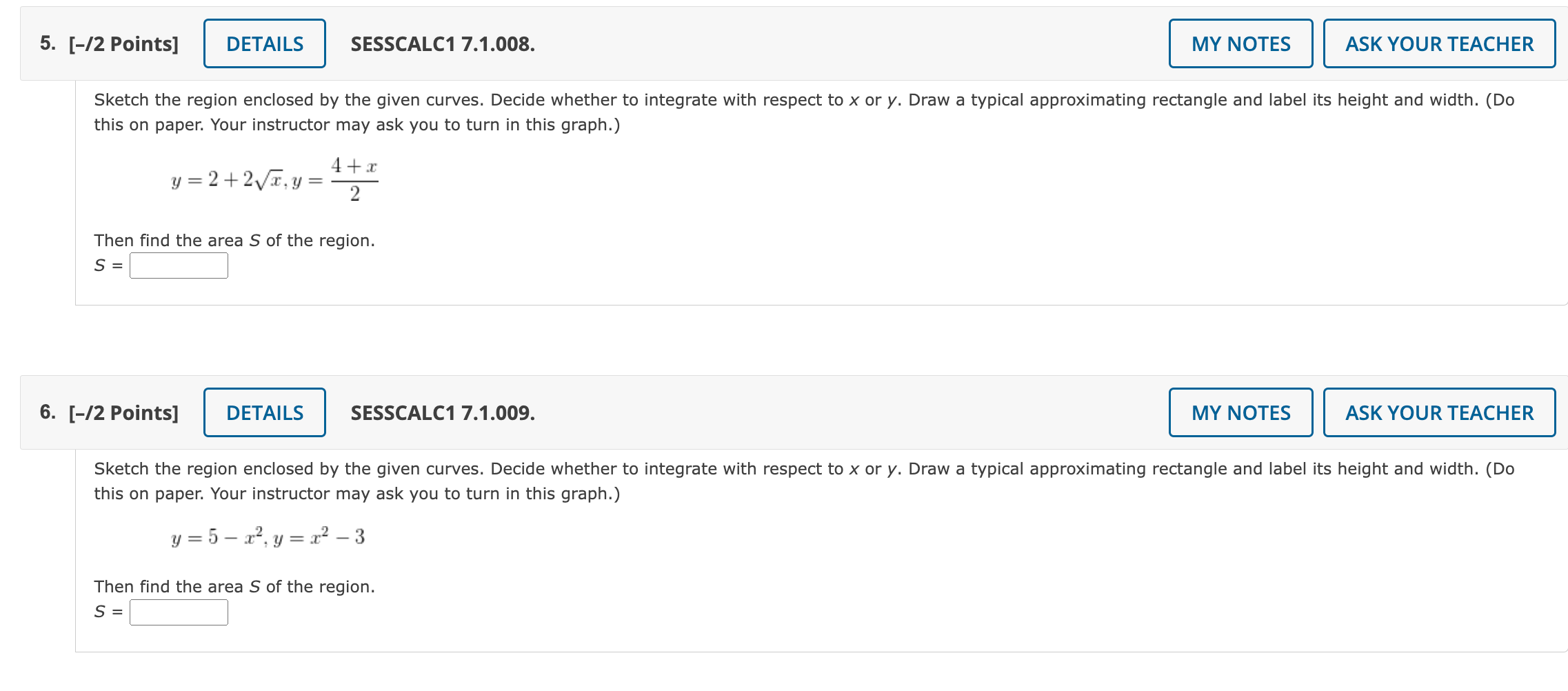Solved Sketch the region enclosed by the given curves. | Chegg.com