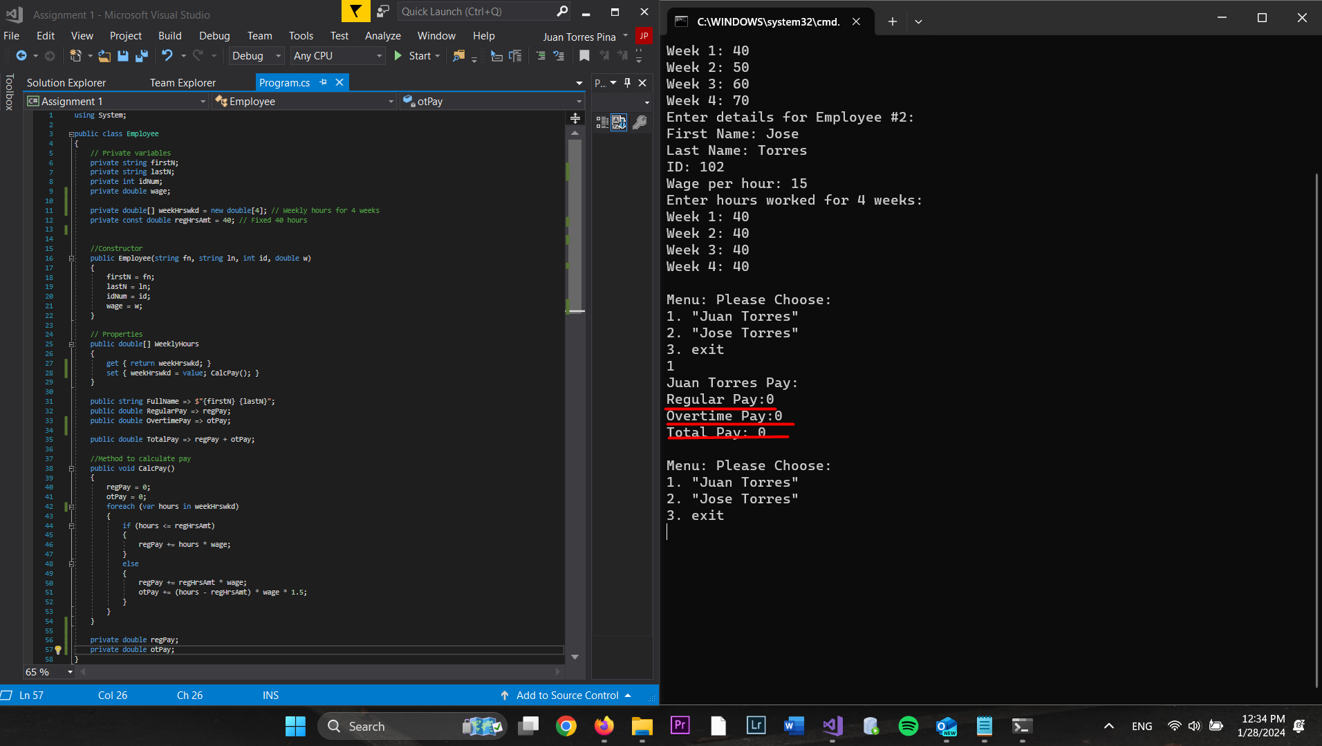 Solved The code is still not working even with the new | Chegg.com