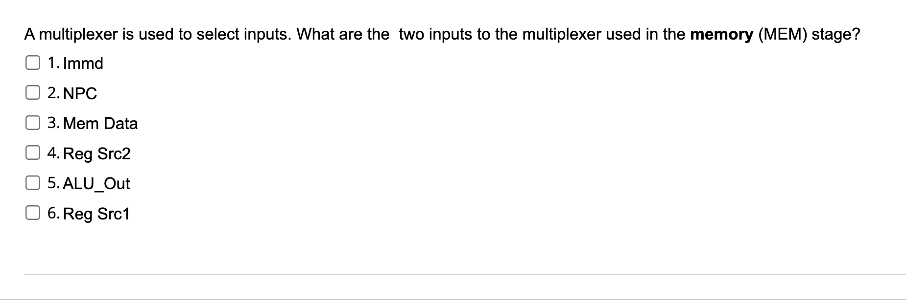 Solved A multiplexer is used to select inputs. What are the | Chegg.com