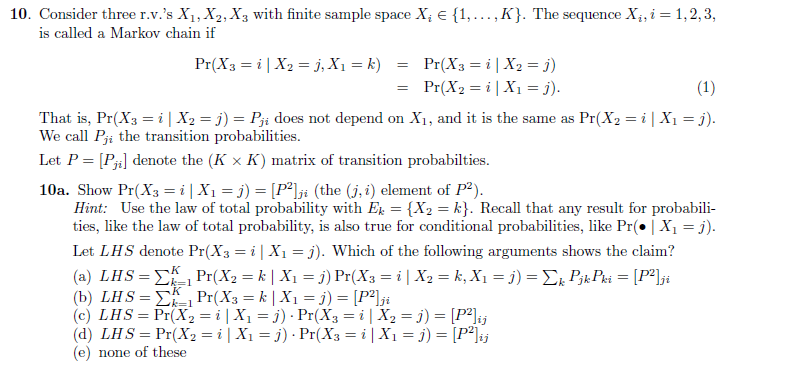 Solved Consider Three Rvs X1x2x3 With Finite Sample 