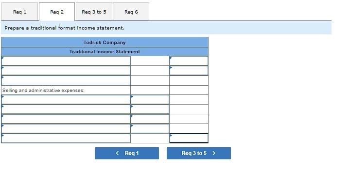 Solved Requlred: 1. Prepare a contribution format income | Chegg.com