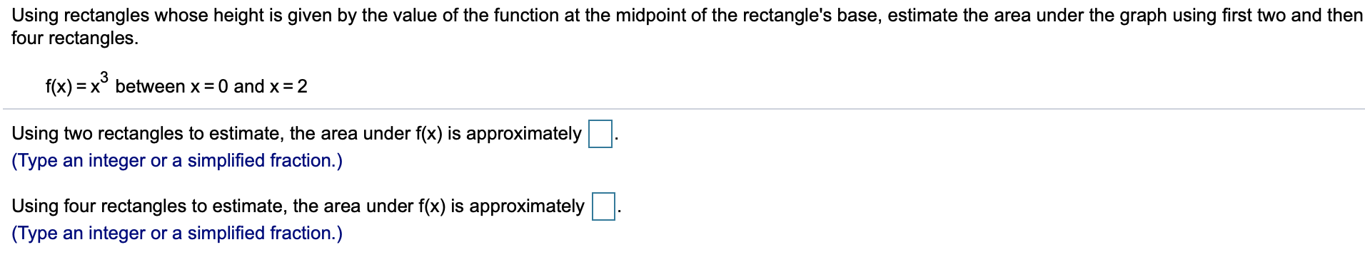 Solved Using rectangles whose height is given by the value | Chegg.com