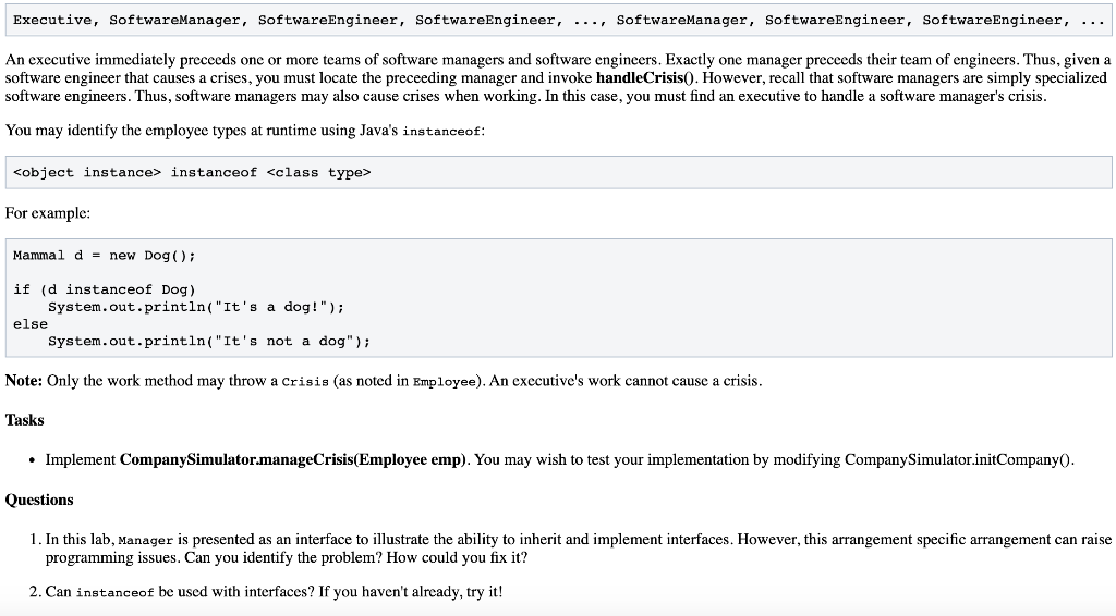 Solved Lab Assignment The lab assignment will involve | Chegg.com