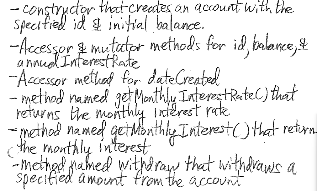 Solved 1 Design A Class Named Account That Contains