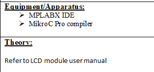 Solved Equipment/Apparatus: - MPLABX IDE - MikroC Pro | Chegg.com