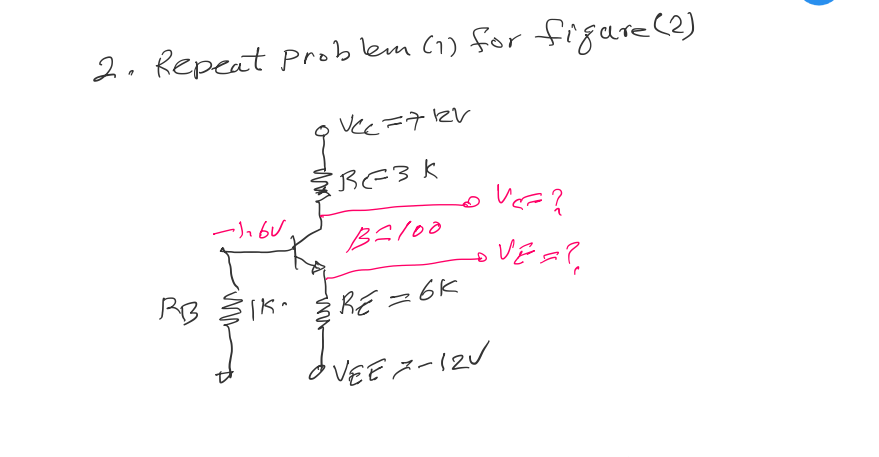 Solved 2. Repeat problem (1) for figare (2) | Chegg.com