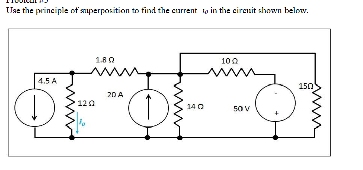 Solved Use the principle of superposition to find the | Chegg.com