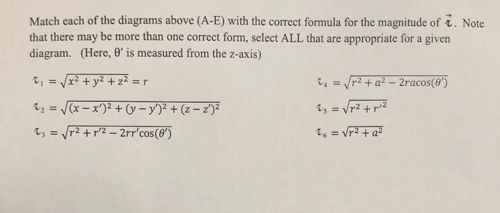 Solved part A: label vectors A,B,C as vector r or vector r' | Chegg.com