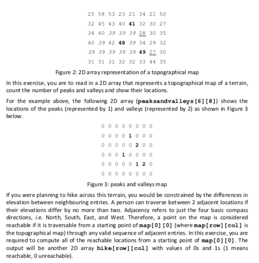 Learning objectives: Two-dimensional array; Algorithm | Chegg.com