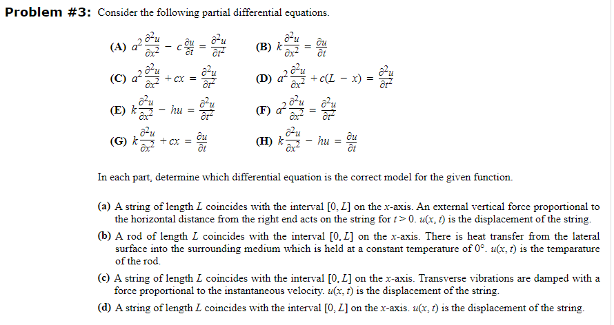 Solved Problem \#3: Consider the following partial | Chegg.com