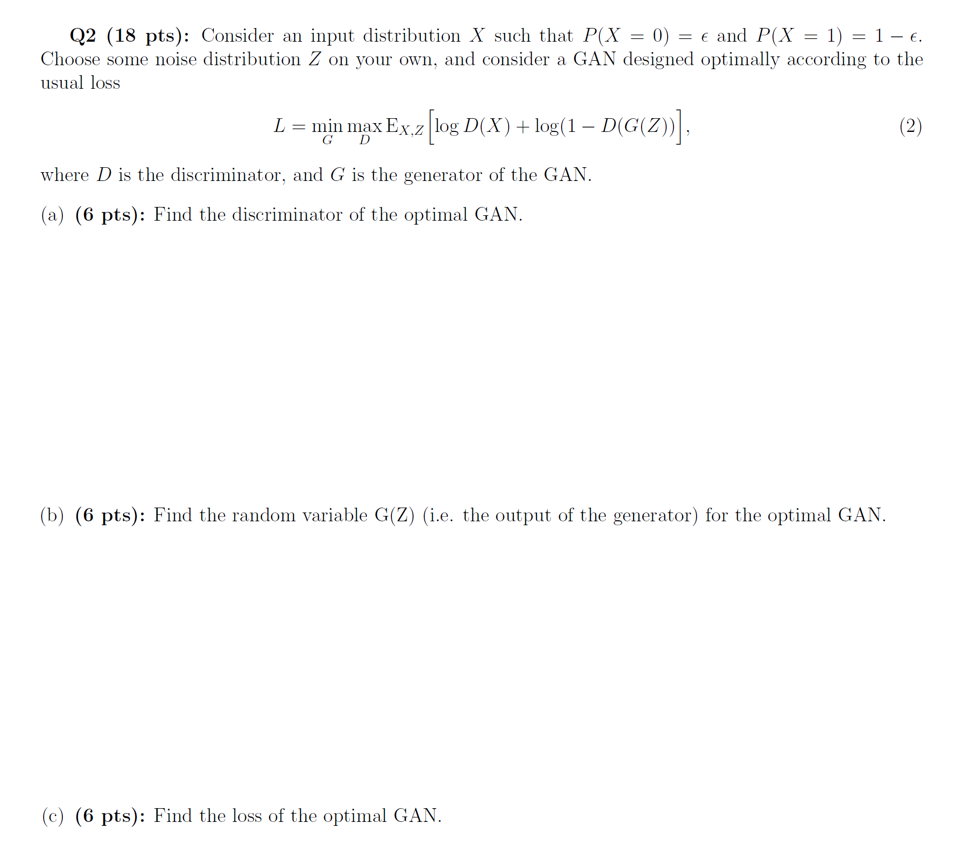 Solved Q2 (18 pts): Consider an input distribution X such | Chegg.com