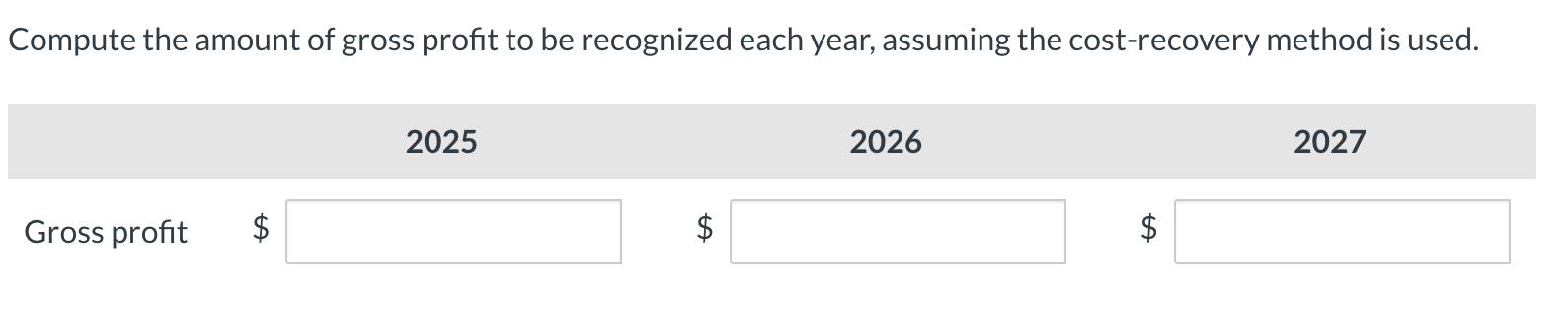 Solved During 2025 , Blossom Company started a construction | Chegg.com
