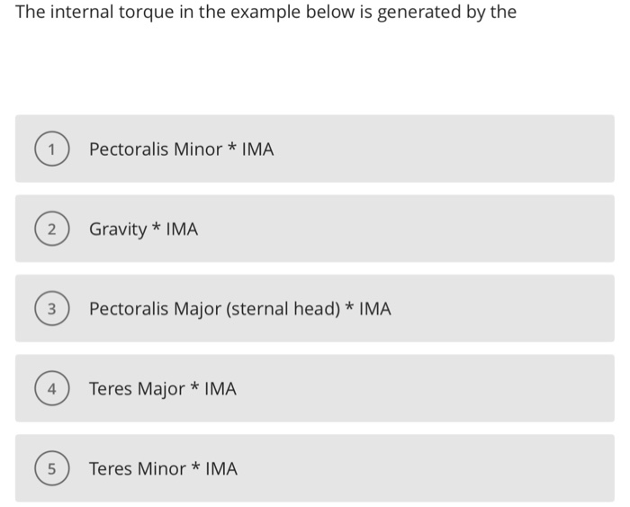 Solved The internal torque in the example below is generated | Chegg.com