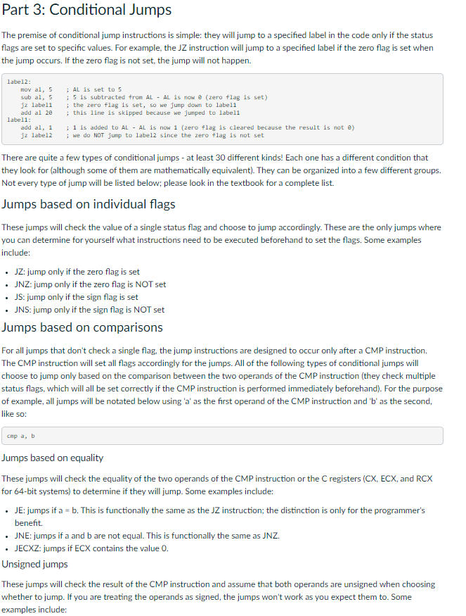 Solved Assembly Code X86 Use This Templet For 