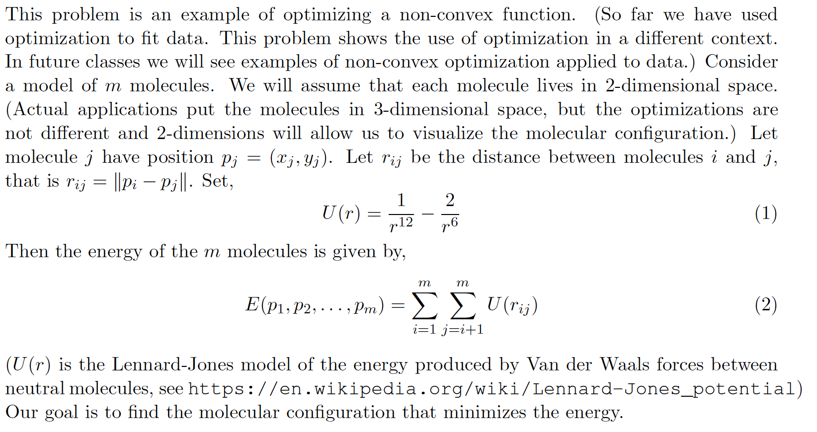 Solved This problem is an example of optimizing a non-convex | Chegg.com