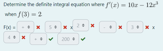 Solved Determine the definite integral equation where | Chegg.com