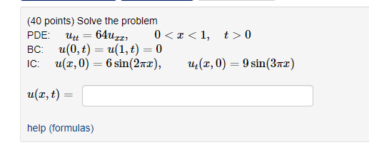 Solved Hint: you are advised to split problem 4 into two | Chegg.com