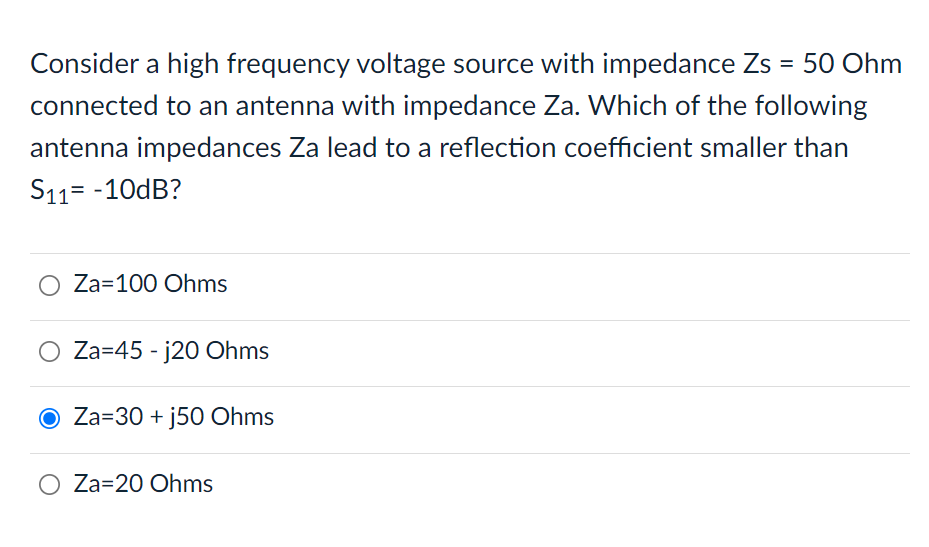 Solved Consider a high frequency voltage source with | Chegg.com