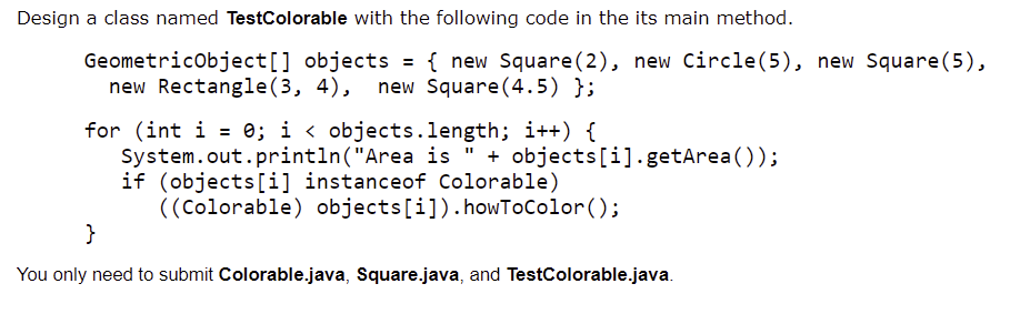 Solved 1. // Circle.java: The circle class that | Chegg.com