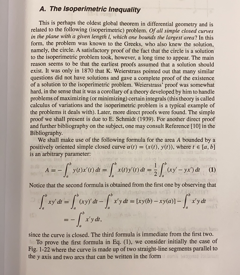 Please Prove the Isoperimetric Inequality | Chegg.com