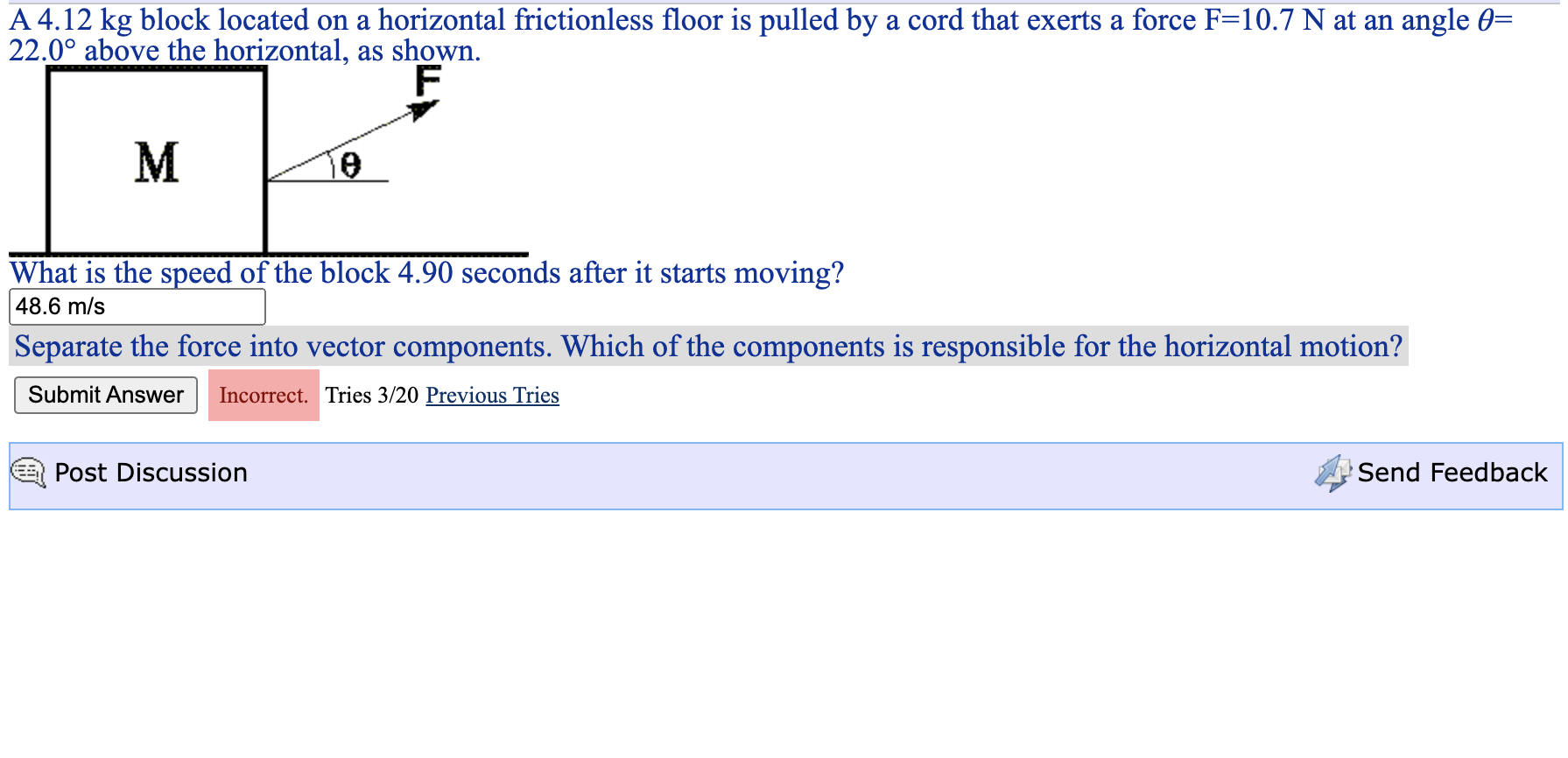 Solved A 4.12 kg block located on a horizontal frictionless | Chegg.com