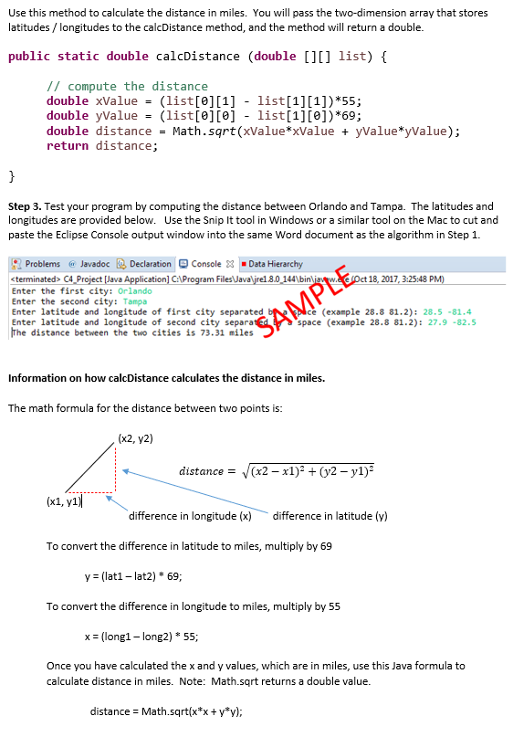 Solved Write a Java program that stores the names of two | Chegg.com