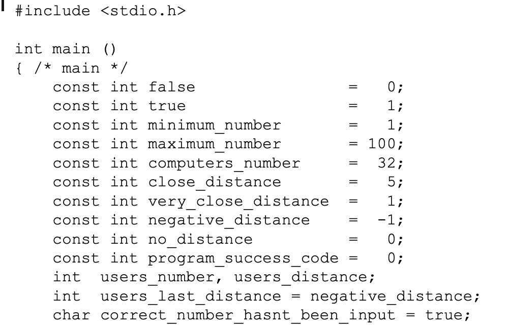 Solved Trace the following example program. Your trace | Chegg.com