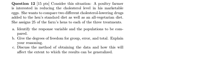 Solved Question 12 (15 pts Consider this situation: A | Chegg.com