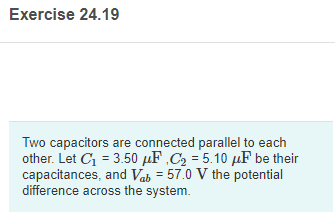 Solved a) Calculate the charge on each capacitor (capacitor | Chegg.com