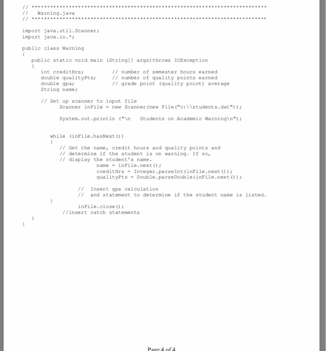 Solved CCBC Labs CSIT 210 Introduction to Programming of | Chegg.com