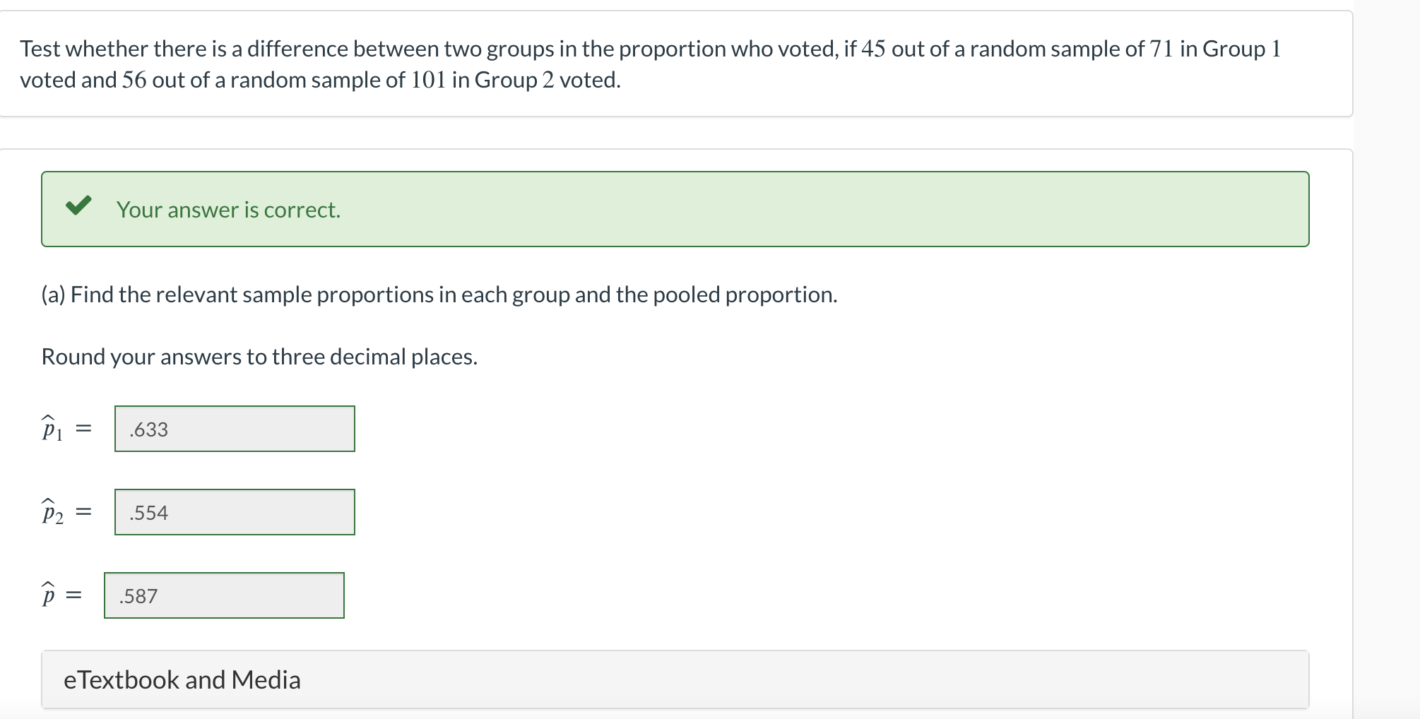 Solved Test Whether There Is A Difference Between Two Groups 4699