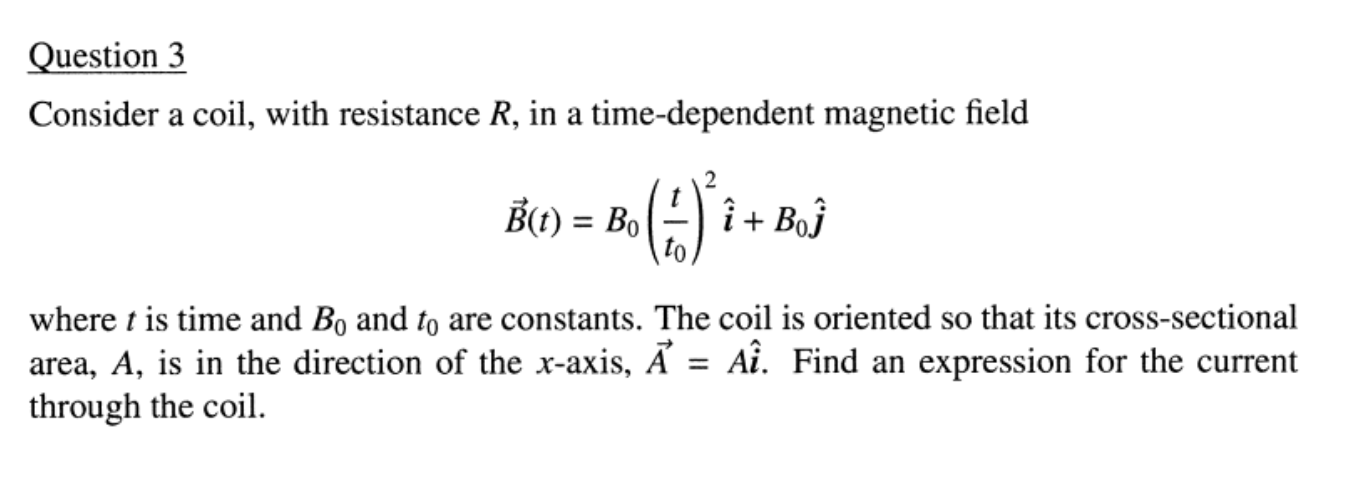Solved Consider a coil, with resistance R, in a | Chegg.com