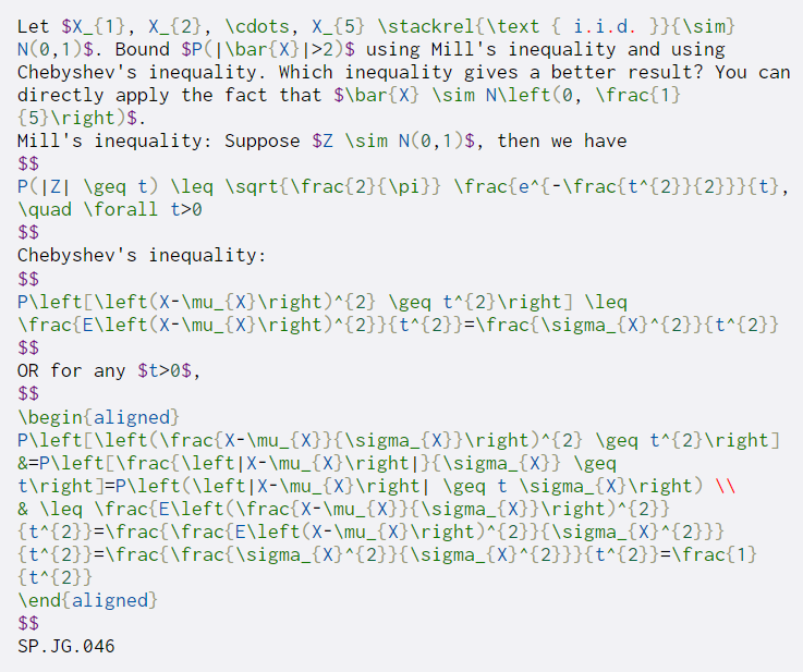 Solved Let $X_{1}, X_{2}, \cdots, X_{5} \stackrel{\text { | Chegg.com