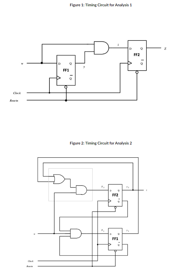 1.) Given the timing values shown in Table 1, compute | Chegg.com