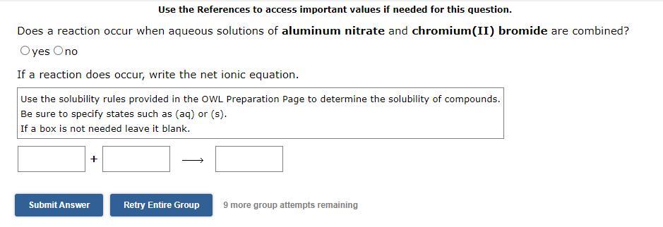 Solved Use the References to access important values if | Chegg.com