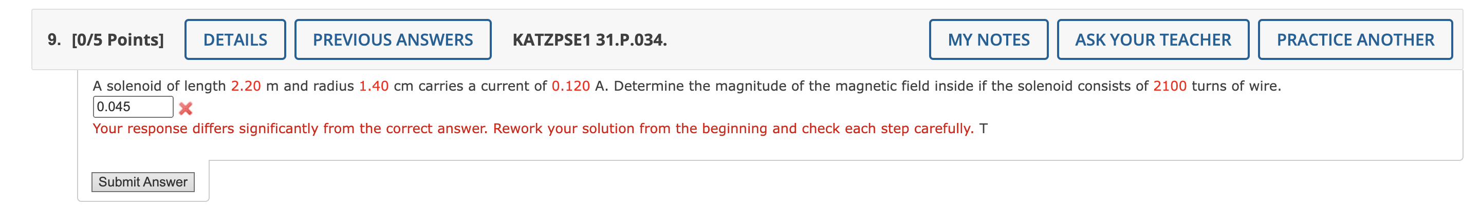 Solved Your response differs significantly from the correct | Chegg.com