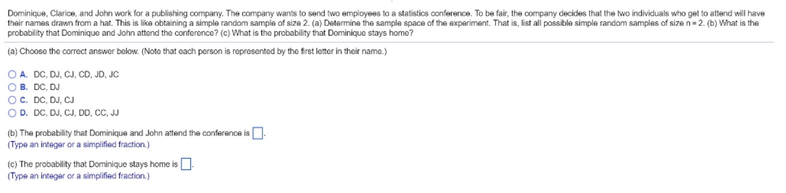 Solved Use the given table, which lists six possible | Chegg.com