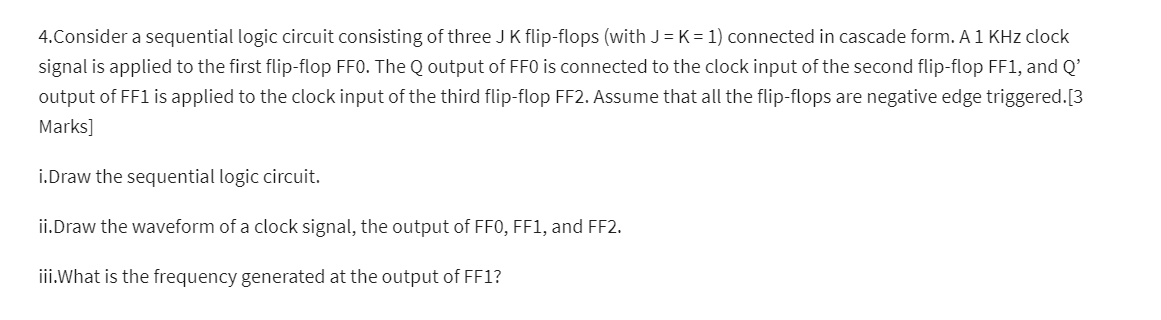 Solved Consider a sequential logic circuit consisting of | Chegg.com