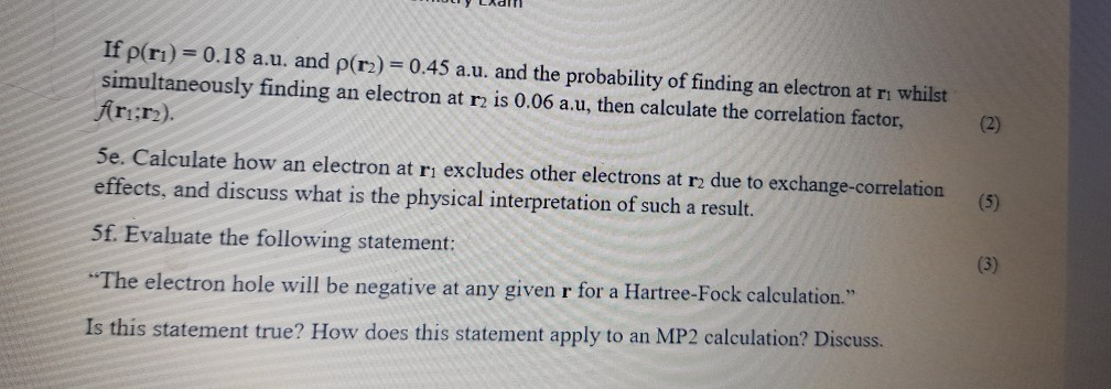 A water molecule is optimized using MP2 and STO-3G (a | Chegg.com
