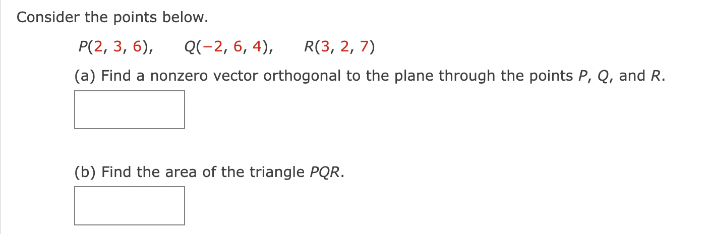 Solved Consider the points below. | Chegg.com