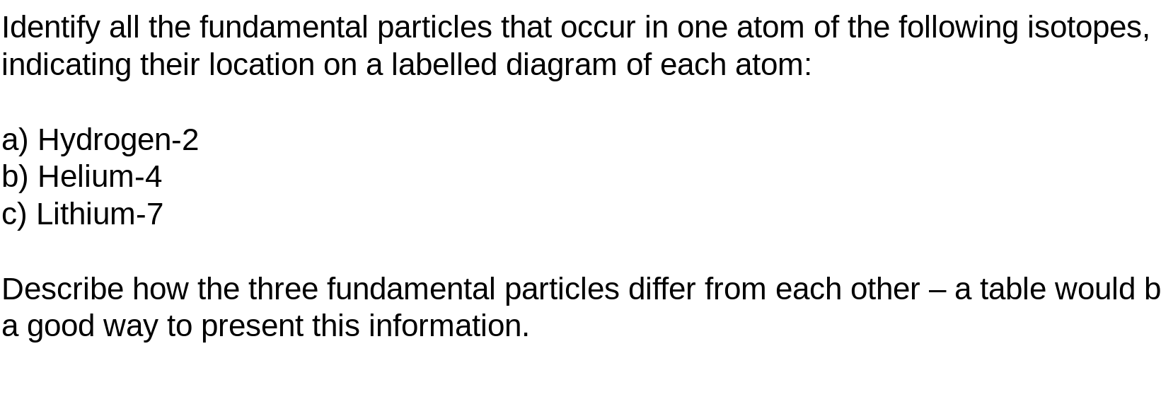 Solved Identify all the fundamental particles that occur in | Chegg.com