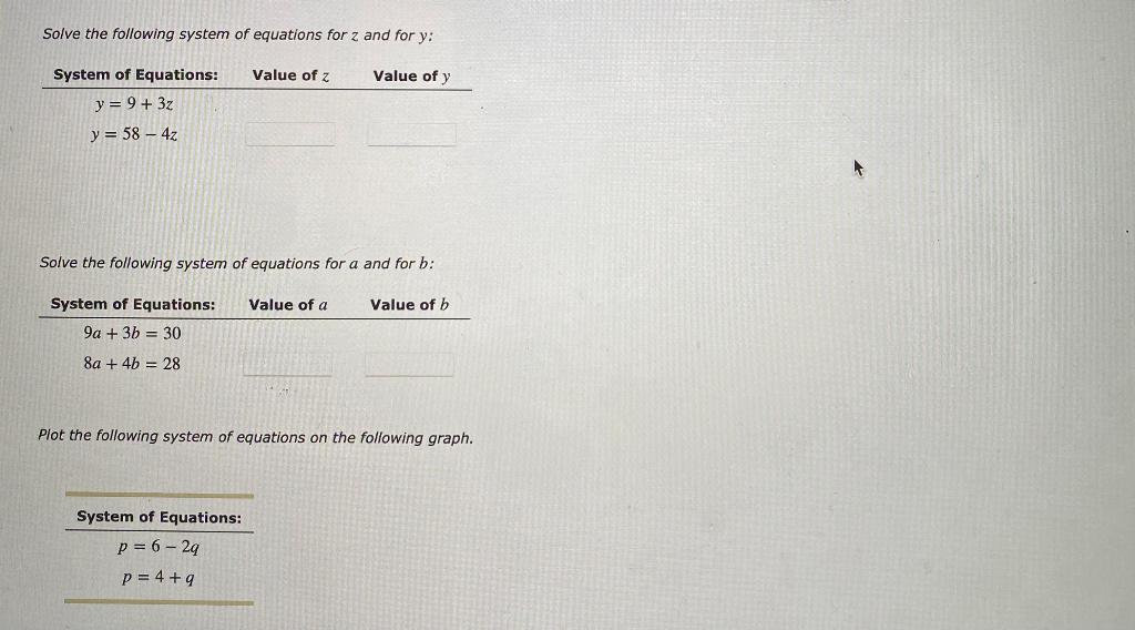 Solved 20. Solving a system of equationsSolve the following | Chegg.com