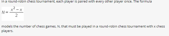 Solved In one round-robin chess tournament, 36 games were | Chegg.com