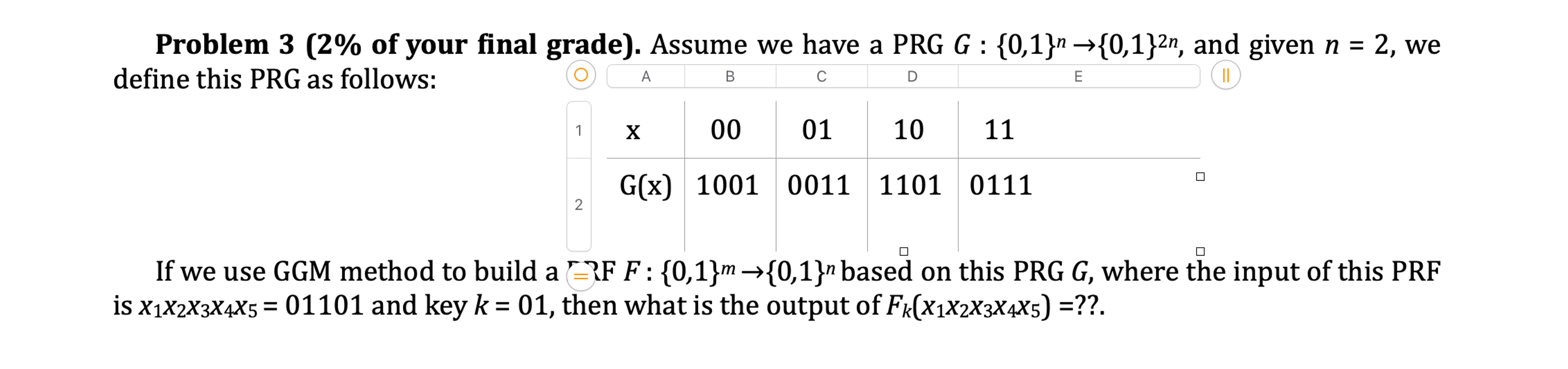 Solved can i solution for this cryptography question | Chegg.com