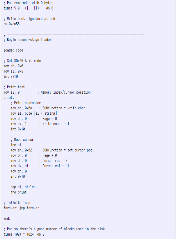 Here, for reference, is the multi-stage bootloader | Chegg.com