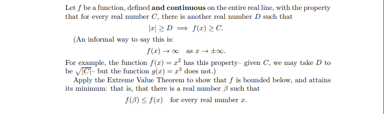 Solved Let f be a function, defined and continuous on the | Chegg.com