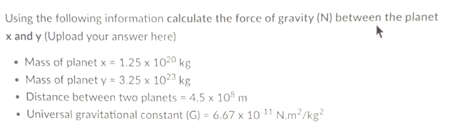 Solved Using the following information calculate the force | Chegg.com