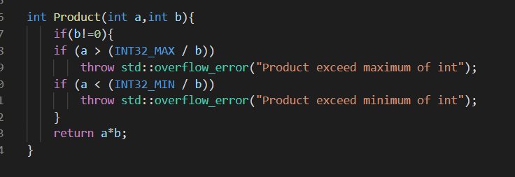 Solved 7. Product which takes two integer inputs: a and b. | Chegg.com